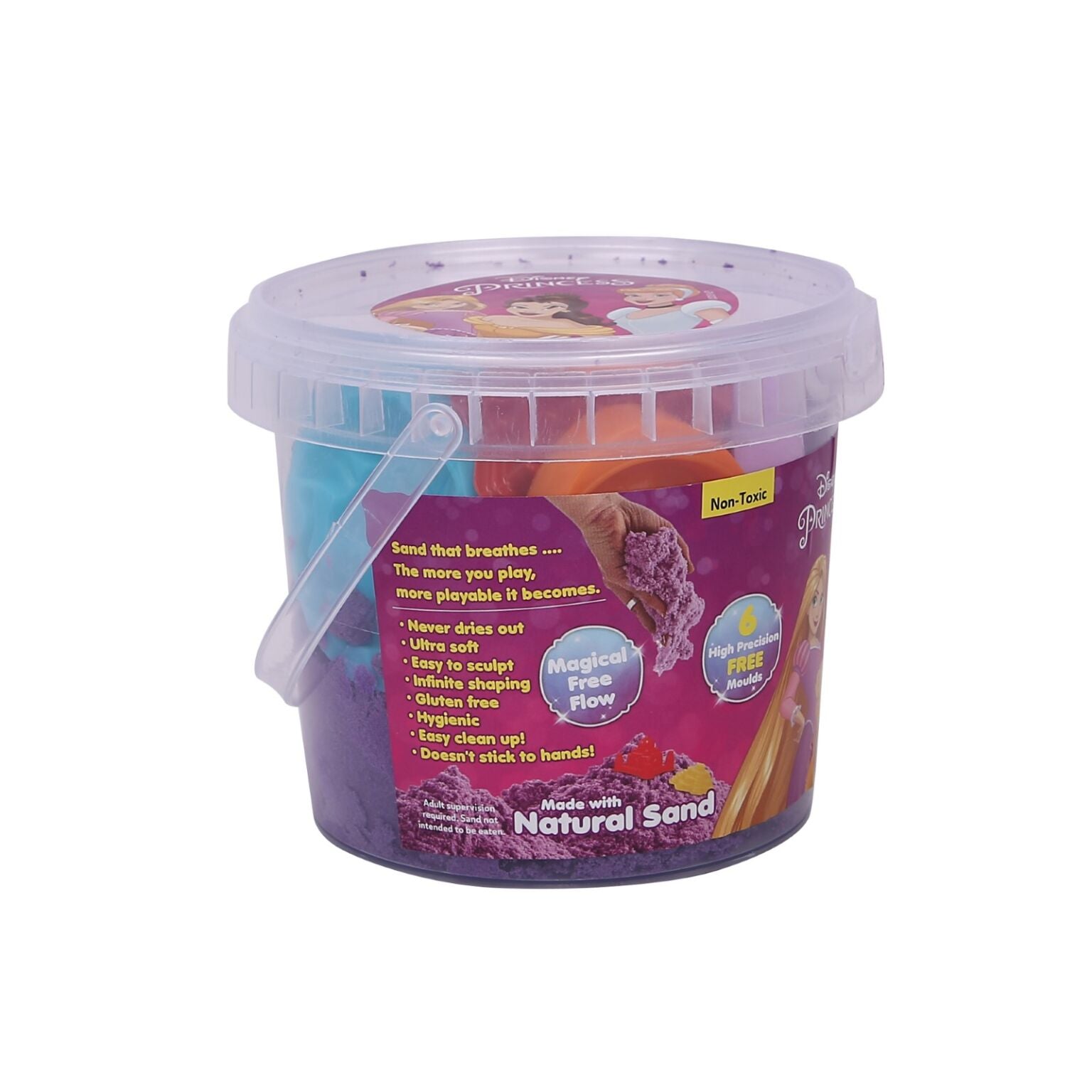 Disney Princess Mega Sand Star Wonder Bucket - Creative Sand Play Set ...
