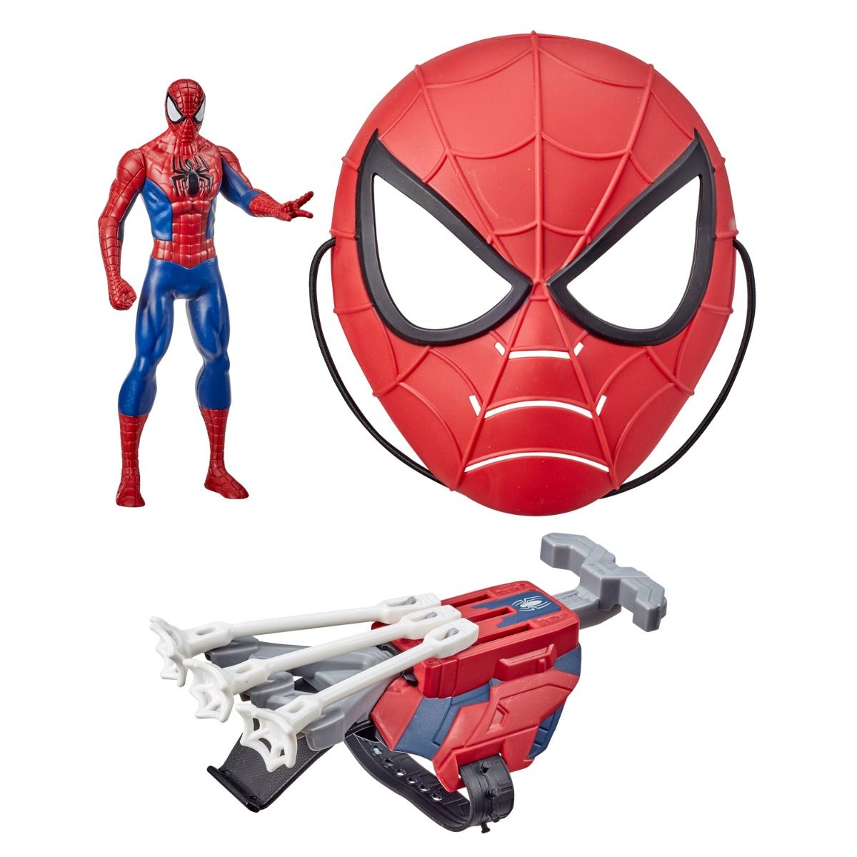 Marvel Spider Man Web Shots Scatterblast Armor Set Toy Launch 3 Web Projectiles at Once Kids Ages 5 Up